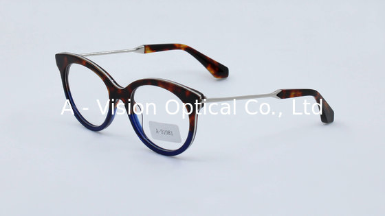 Anti Blue Light Reading Glasses Acetate Cateye Frame Eyewear for Women and Men Retro style supplier