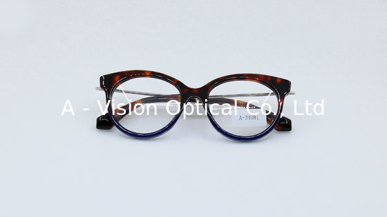 Anti Blue Light Reading Glasses Acetate Cateye Frame Eyewear for Women and Men Retro style supplier