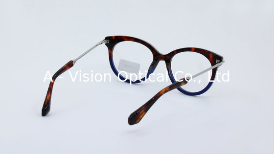 Anti Blue Light Reading Glasses Acetate Cateye Frame Eyewear for Women and Men Retro style supplier