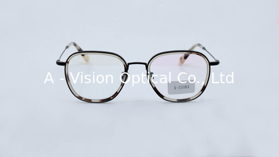 Vintage Plain Glasses Frame Non-Prescription Old Fashion Optical Frames Demi acetate handmade in high quality supplier