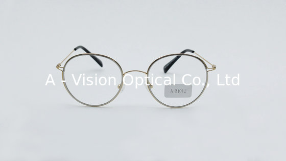 Vintage round eyeglasses frame Unisex eyewear untralight metal glasses for Men Women New designer supplier