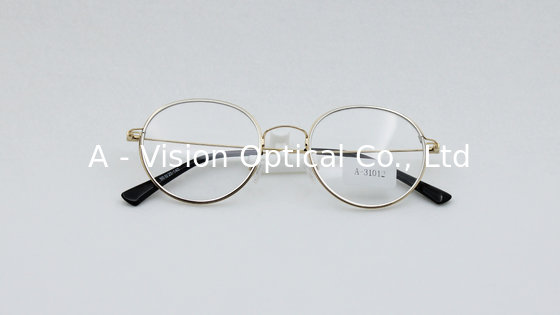 Vintage round eyeglasses frame Unisex eyewear untralight metal glasses for Men Women New designer supplier