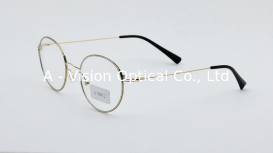 Vintage round eyeglasses frame Unisex eyewear untralight metal glasses for Men Women New designer supplier