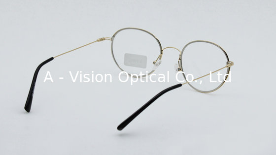 Vintage round eyeglasses frame Unisex eyewear untralight metal glasses for Men Women New designer supplier