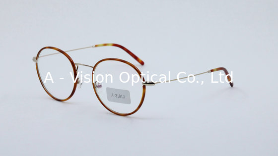Fashion Women Men eyeglasses durable metal optical frames light weight Daily School Casual wear supplier