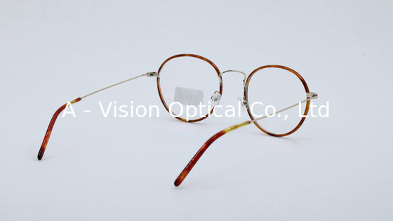 Fashion Women Men eyeglasses durable metal optical frames light weight Daily School Casual wear supplier