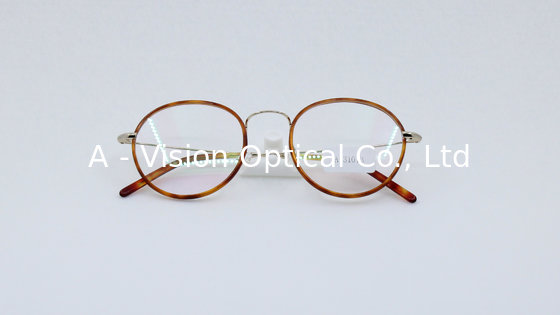 Fashion Women Men eyeglasses durable metal optical frames light weight Daily School Casual wear supplier