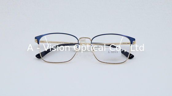 Mens Business Classic Eyewear Square shape optical frames metal spring hinges Durable high quality supplier