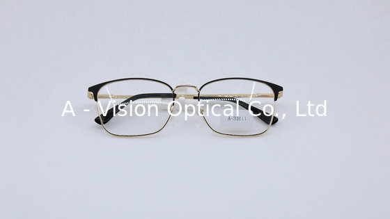 Mens Business Classic Eyewear Square shape optical frames metal spring hinges Durable high quality supplier