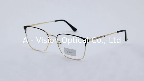 Mens Business Classic Eyewear Square shape optical frames metal spring hinges Durable high quality supplier