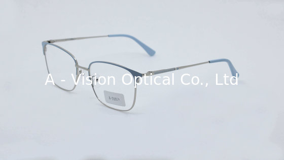 Mens Business Classic Eyewear Square shape optical frames metal spring hinges Durable high quality supplier