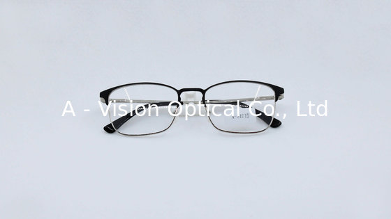 Retro metal Eyewear Square optical frames with flexible spring hinges new idea design hotsell supplier