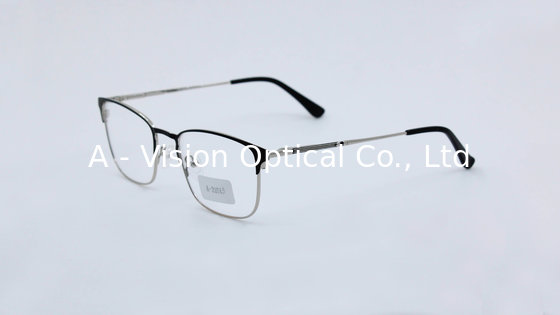 Retro metal Eyewear Square optical frames with flexible spring hinges new idea design hotsell supplier