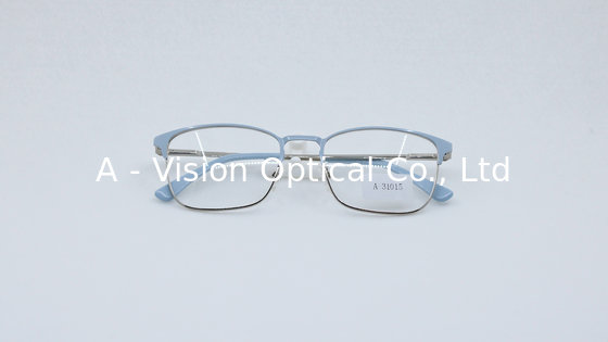 Retro metal Eyewear Square optical frames with flexible spring hinges new idea design hotsell supplier