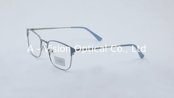 Retro metal Eyewear Square optical frames with flexible spring hinges new idea design hotsell supplier