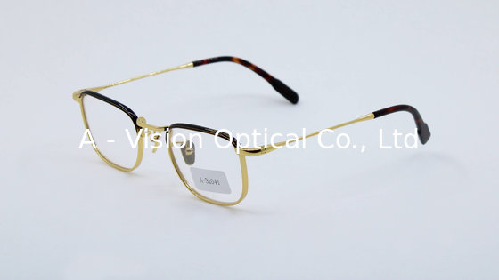 Unisex Square Retro style Metal Frame non-prescription Clear Lens Glass Vintage Glasses supplier