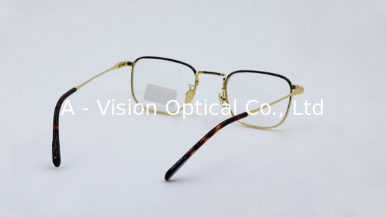 Unisex Square Retro style Metal Frame non-prescription Clear Lens Glass Vintage Glasses supplier