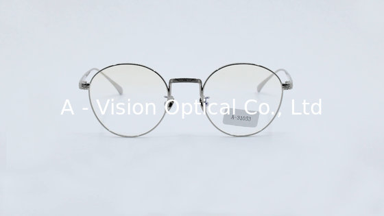 Women's fashion Round Metal Carved Full Frame Glasses non-prescription clear lens Driving Fishing Cycling and Running supplier