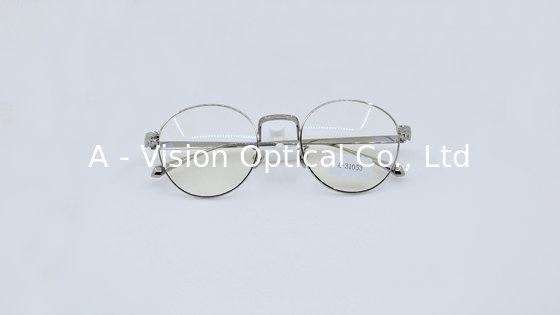 Women's fashion Round Metal Carved Full Frame Glasses non-prescription clear lens Driving Fishing Cycling and Running supplier