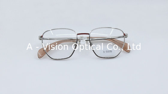 American Optical Eyewear 52mm Silver Frame durable metal eyegalss frame clear lens for Women girls supplier