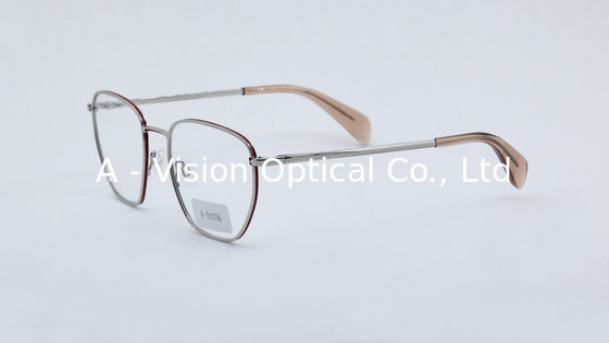 American Optical Eyewear 52mm Silver Frame durable metal eyegalss frame clear lens for Women girls supplier