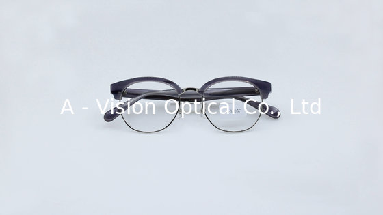 Round Optical Eyewear Non-prescription Eyeglasses Frame Vintage Eyeglasses Clear Lens for Women and Men supplier