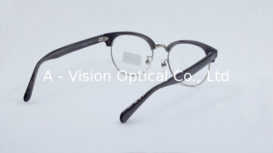 Round Optical Eyewear Non-prescription Eyeglasses Frame Vintage Eyeglasses Clear Lens for Women and Men supplier