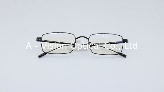 Mens Ofiice Business Eyeglasses Ultralight titanium Optical Frame Unisex non-prescription clear lens supplier