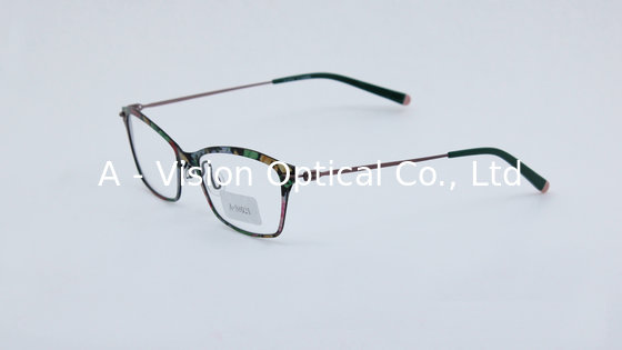 Women's Reading glasses frame pure titanium eyeglass for girls fashion paper transfer design new in 2019 supplier