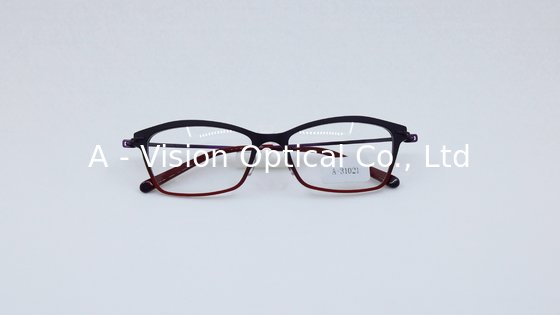 Women's Reading glasses frame pure titanium eyeglass for girls fashion paper transfer design new in 2019 supplier