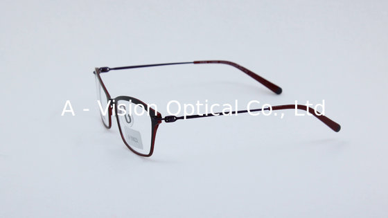 Women's Reading glasses frame pure titanium eyeglass for girls fashion paper transfer design new in 2019 supplier