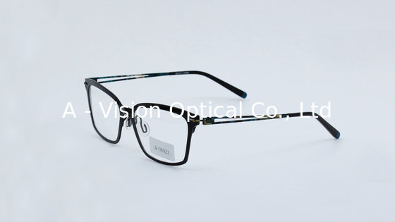 Daily business casual eyewear for ladies titanium optical frames super light weight hot sell supplier