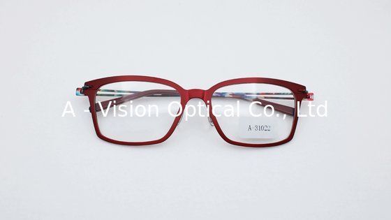 Daily business casual eyewear for ladies titanium optical frames super light weight hot sell supplier