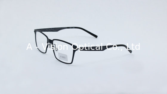Unisex square classic eye glasses for reading anti blue non- prescription clear lens super light titanium eyegalss supplier