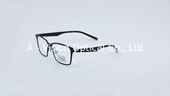 Unisex square classic eye glasses for reading anti blue non- prescription clear lens super light titanium eyegalss supplier