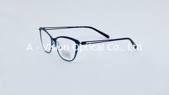 Matte titanium optical frame durable high quality computer reading daily eye glasses for Women fashion accessories supplier