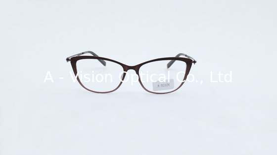 Matte titanium optical frame durable high quality computer reading daily eye glasses for Women fashion accessories supplier