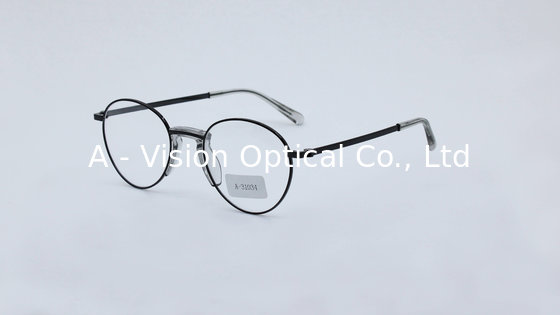 Creative designer 2019 super light titanium glass frame with acetate bridge new idea for Ladies and Gentlemen eyewear supplier