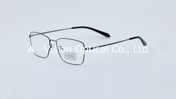 Metal durable optical frames Unisex eyeglass frame light weight anti blue clear lens computer reading glasses supplier