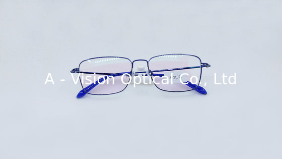 Metal durable optical frames Unisex eyeglass frame light weight anti blue clear lens computer reading glasses supplier