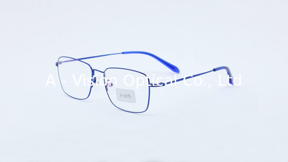 Metal durable optical frames Unisex eyeglass frame light weight anti blue clear lens computer reading glasses supplier