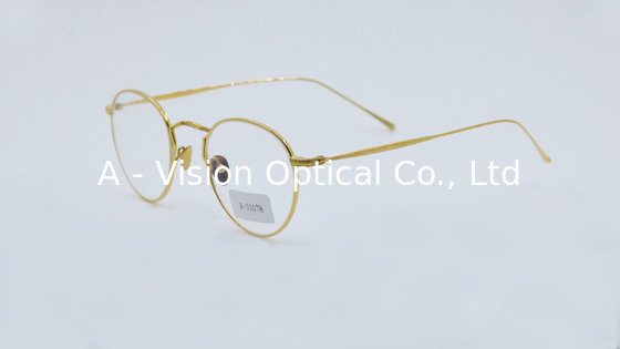 Fashion accessories eyewear for Women Men super light weight titanium glasses frames carved pattern supplier