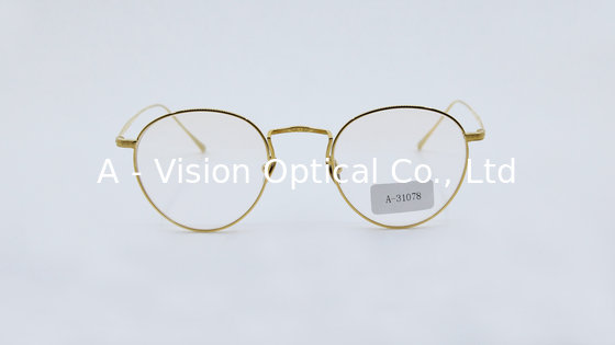Fashion accessories eyewear for Women Men super light weight titanium glasses frames carved pattern supplier