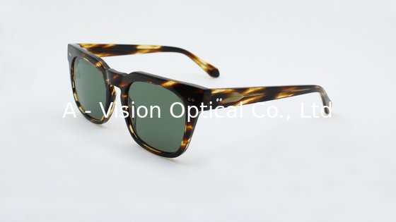 Wafarer Vintage Polarised Mens Womens Sunglasses for Driving UV 400 Protection Sun Glasses Acetate Frame supplier