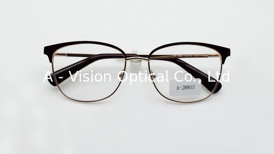 Big cateye Metal frame Eyewear Computer Reading Glasses Reduce Eyestrain Anti Blue Rays Unisex glasses frame supplier