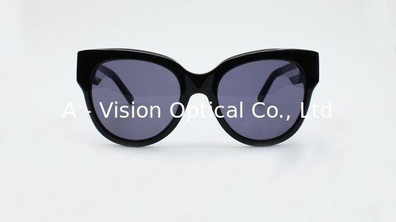 Black Celeb Cat Eye Women Ladies Sunglasses Oversized Retro Vintage Sunglasses Reflective lens UV 100% protection supplier