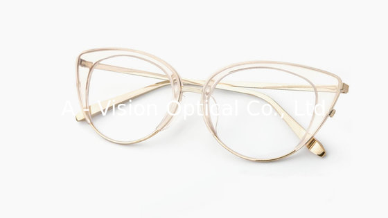 Pure Titanium Eyeglasses Classic Cat-eye Shape Women Girls Daily Wear Solid High quality Retro Style Optical Frames supplier