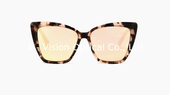 Oversized Cat Eye retro Sunglasses for Women Girls Ladies Vintage Eyewear UV 400 protection Handmade acetate supplier