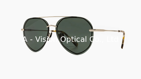 Polarized pilot Sunglasses Mens Metal Frame Fashion Mirror Lens Unisex Eyewear Driving Fishing Cycling Shopping Glasses supplier