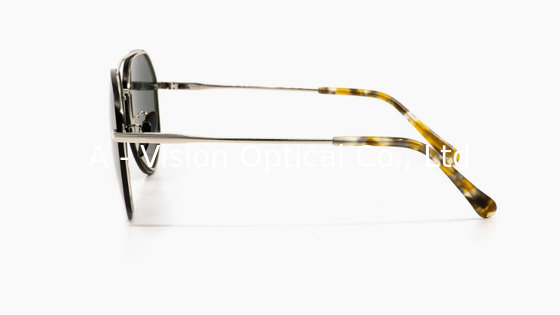 Polarized pilot Sunglasses Mens Metal Frame Fashion Mirror Lens Unisex Eyewear Driving Fishing Cycling Shopping Glasses supplier